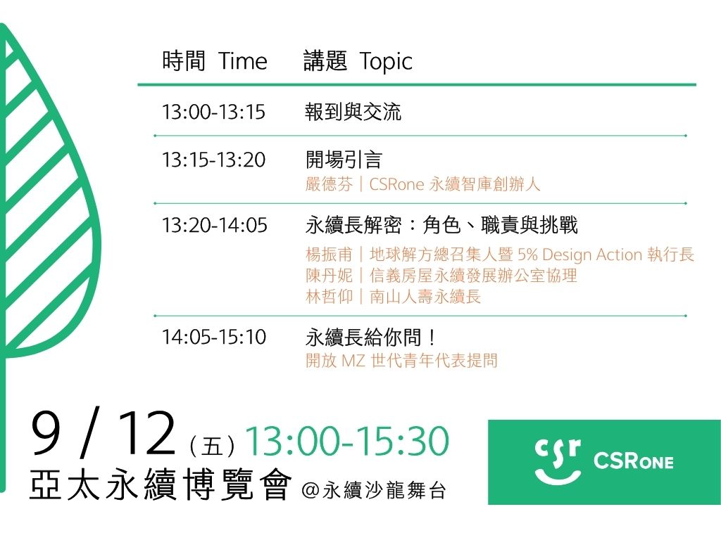 未來企業的永續領導模式－MZ 世代如何看待? – CSRone 永續智庫